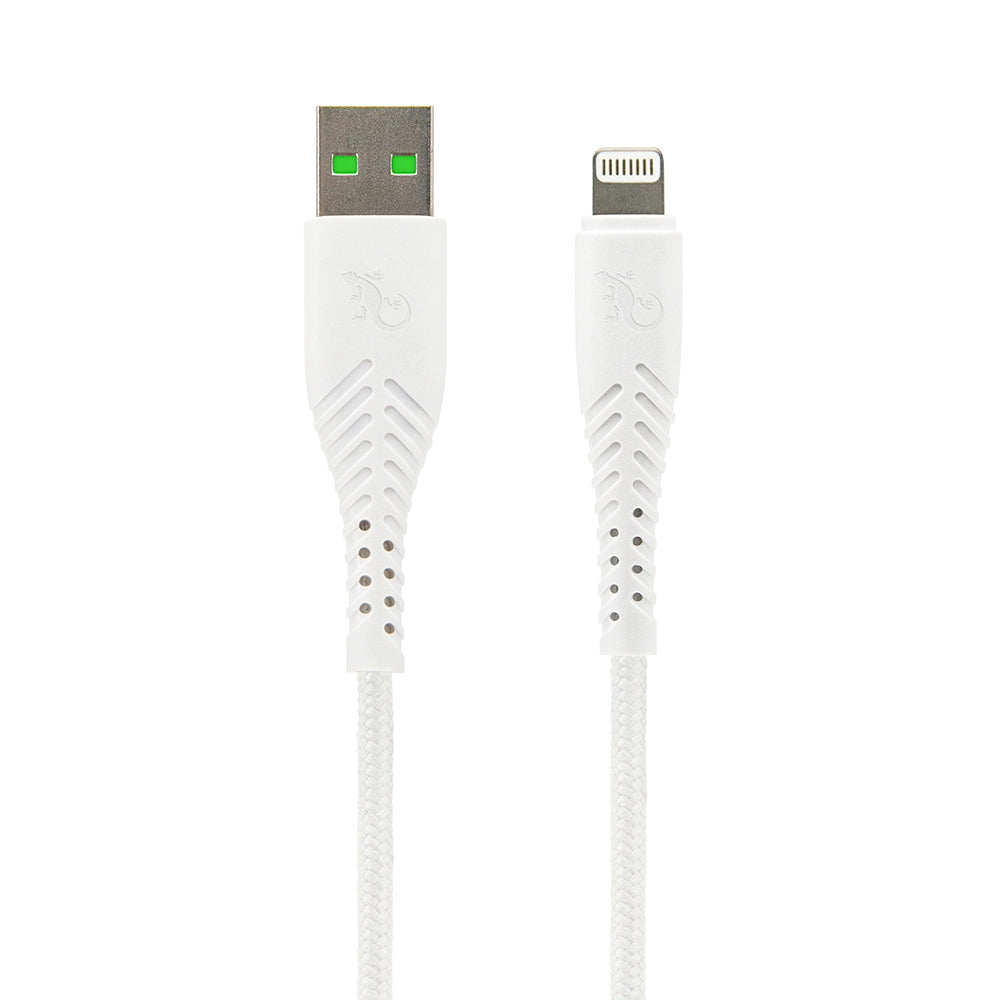 Ultra Tough USB-A to Lightning 30K - 1.5m White – Gecko