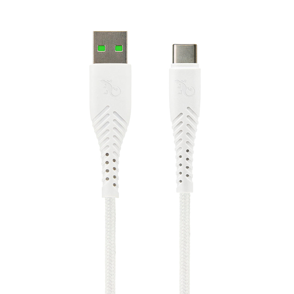 Ultra Tough USB-C to USB-A 480mbps-60W 30K - 1.5m White – Gecko