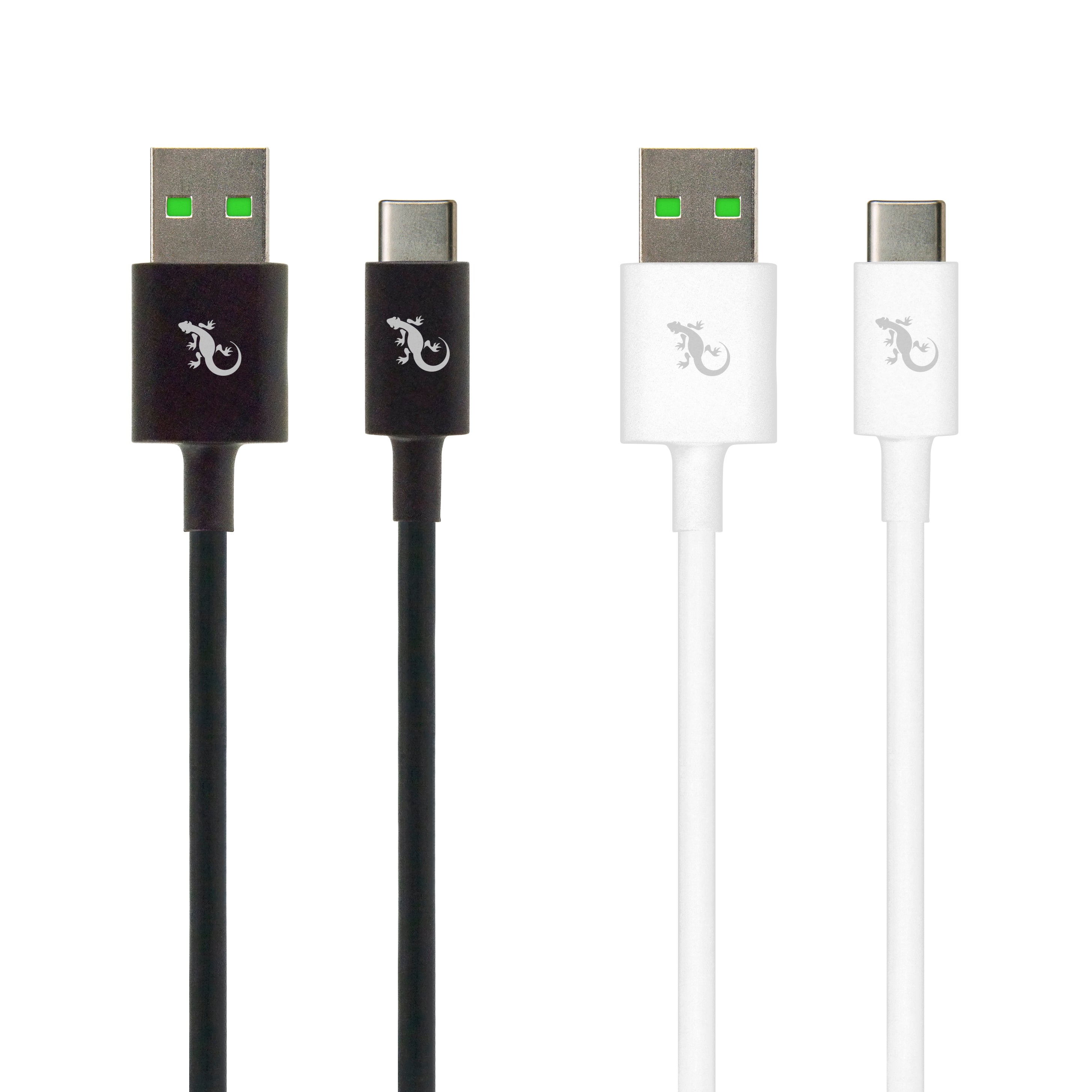 Essentials USB-C to USB-A Round Cable (Twin Pack) – Gecko