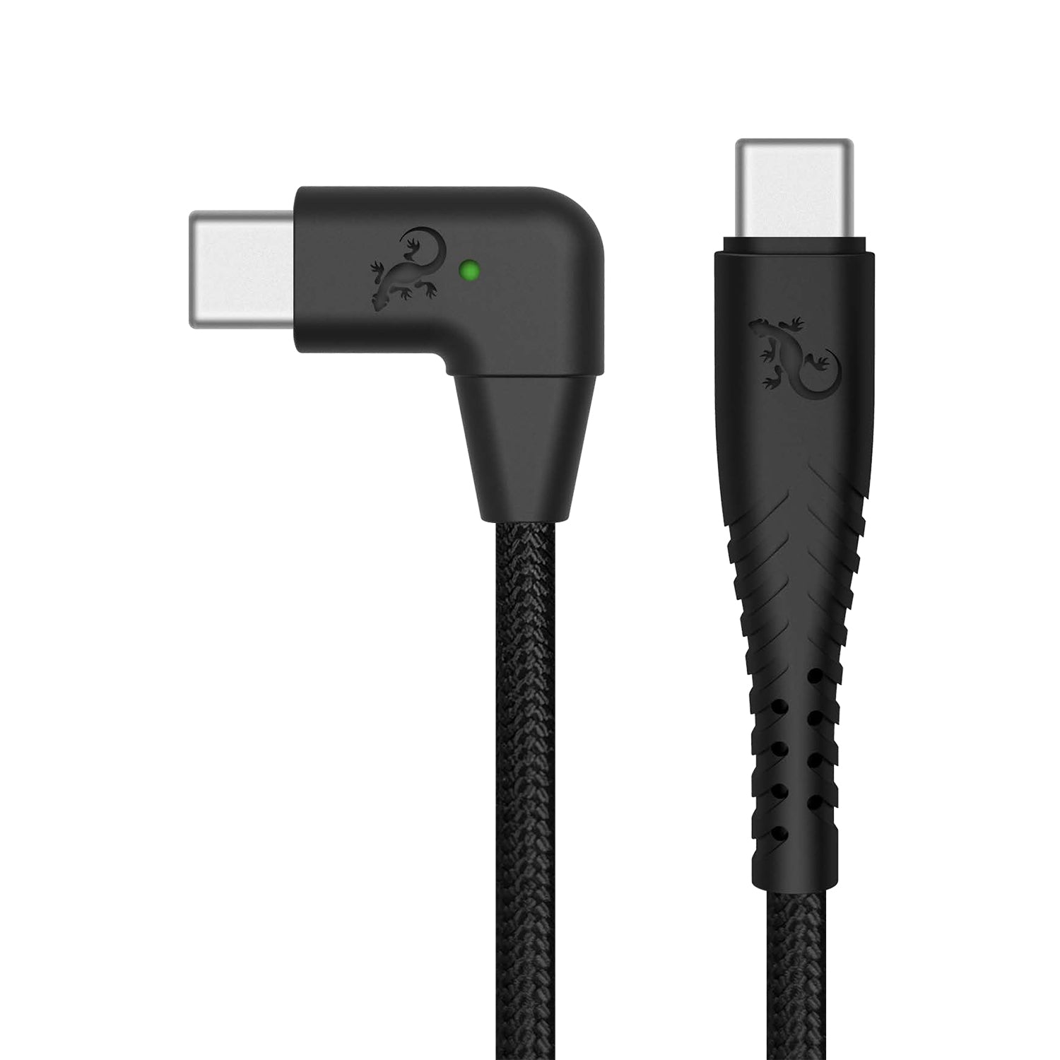 Gecko L-Shape USB-C to USB-C 480mbps-100W 30K
